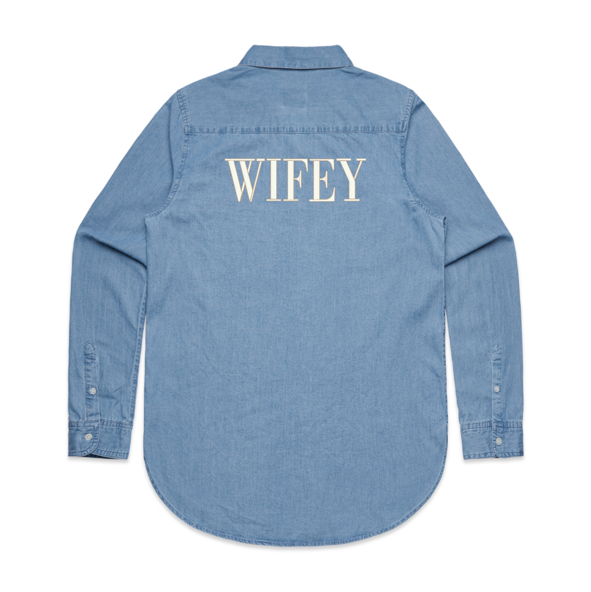 Personalised Denim Shirt – Perfect Gift for Women | Custom Embroidered ...