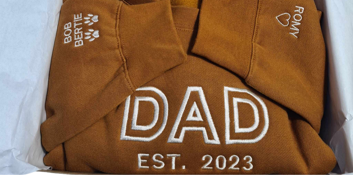 Dad & Kids Matching Jumper Set - Personalised Gift for Father's Day ...